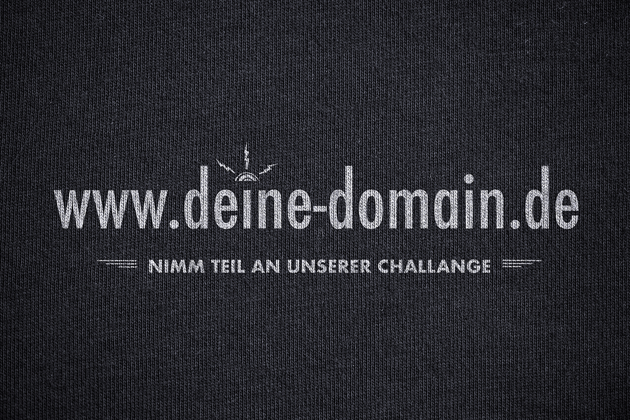 Domain T-Shirts mit deiner Internetadresse bedrucken lassen